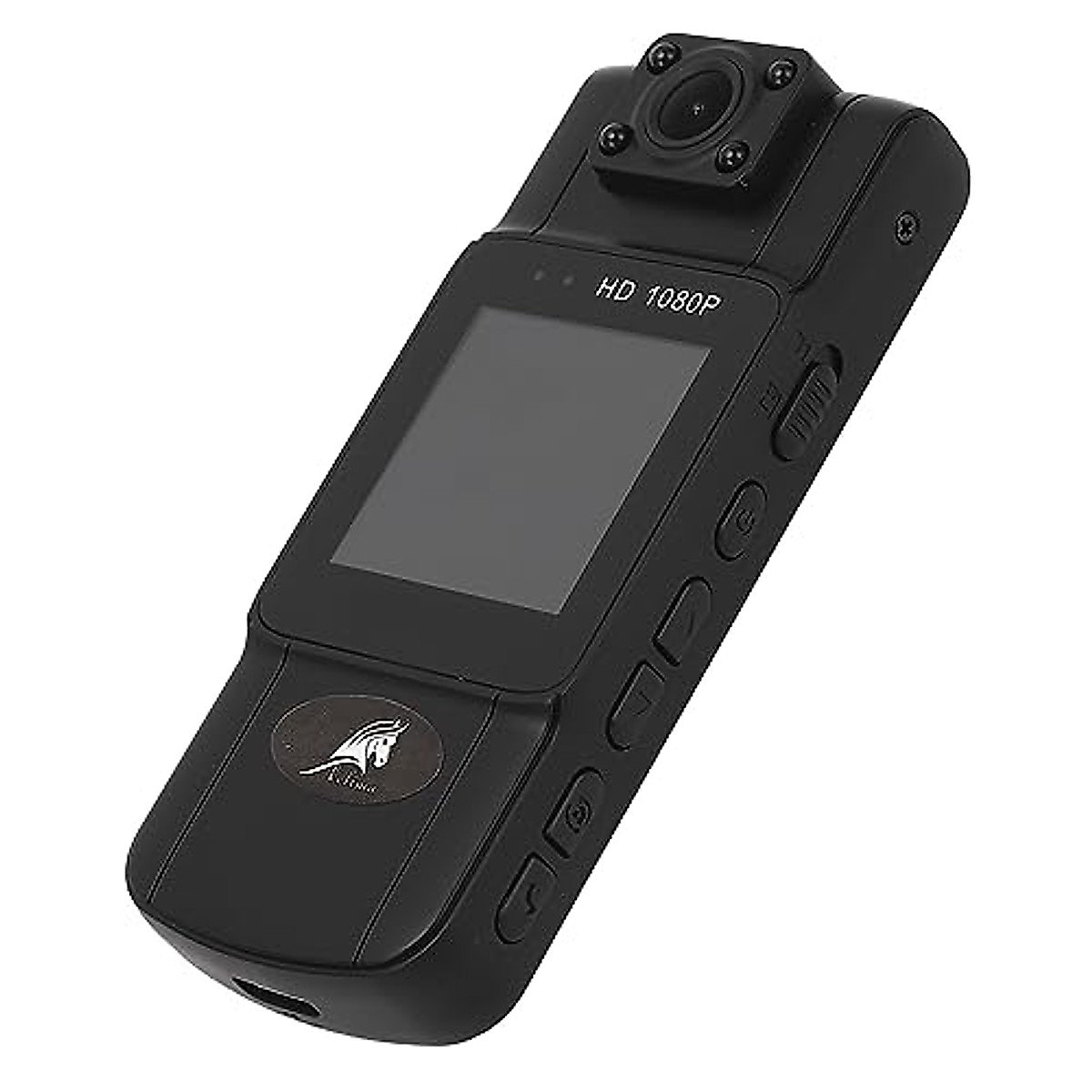 GOWENIC 1080P Mini Body Camera Infrared Night Motion Detection 180 Degree Rotation Lens 1.54inch Display Body Worn Camera for Security Monitoring