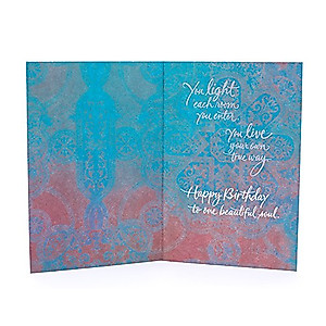 Hallmark Mahogany Birthday Card for Her (Woman), 5 x 7. 2 Inches (0299RZD2021)