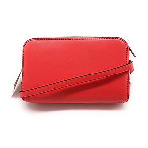 kate spade new york Staci Dual Zip Around Leather Crossbody (Gazpacho Red)