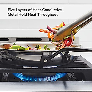 KitchenAid Polished Stainless Steel Frying Pan/Skillet, 10-Inch