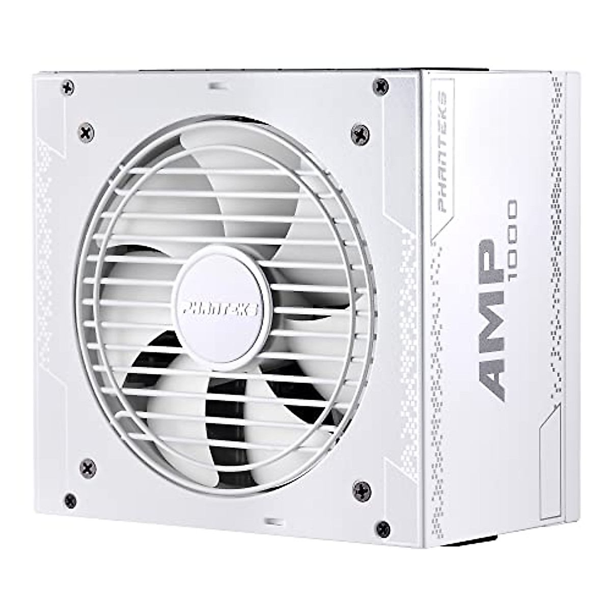 Phanteks (PH-P1000G_WT01) AMP Series 1000W 80PLUS Gold White Edition, ATX Power Supply, Fully Modular, Hybrid Mode, Silent fan, Revolt PRO LINK Certified