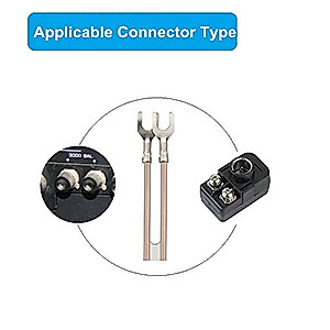 Ancable 300 Ohm FM Antenna T Shape Dipole Radio Ant with Spade Terminal for Yamaha Sharp JVC Denon Marantz Vintage Stereo Tuner Receiver