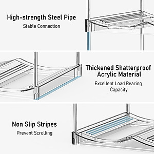 【Upgraded Larger】Water Bottle Organizer for Stanley 40 oz Tumbler with Handle, Stanley Cup Organizer for Cabinet, Kitchen Organizers and Storage for Stanley Cup Accessories, Tumbler Mug Cup Hold 12