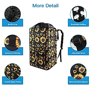 Bukere Laundry Hamper, Extra Large 2 in 1 Laundry Backpack Bag for College Students Dorm Essentials, Adjustable Shoulder Straps, Freestanding Laundry Basket for Apartment, Laundromat, Travel