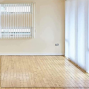 Clear PVC Desk Chair Mat 1.5mm Chair Mat Office Chair Mat, Chair Mat for Floor Protection,Non-Slip Office Chair Mat Desk Pads Mat,Transparent Waterproof Chair Mat for Hardwood Floor Carpet,65/85/105/