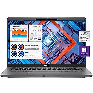 Dell Latitude 7410 Business Laptop, 14" FHD LED-Backlit Display, i7-10610U vPro, 32GB RAM, 1TB SSD, IR Camera, Backlit Keyboard, Fingerprint Reader, WiFi 6, Thunderbolt, NFC, Win 11 Pro