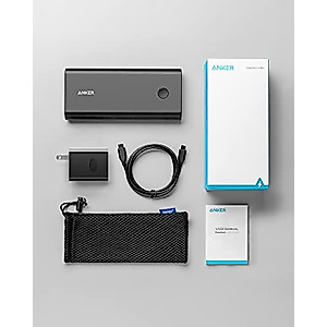 Anker PowerCore+ 26800mAh PD 45W with 60W PD Charger, Power Delivery Portable Charger Bundle for USB C MacBook Air/Pro/Dell XPS, iPad Pro, iPhone 14/13/12 Series, and More
