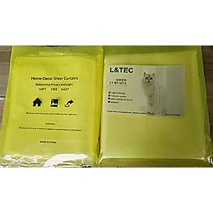 Window White Sheer Curtains 84 Inches Long 2 Panels Sheer White Curtains Clear Curtains Basic Rod Pocket Panel Other Beige Grey Purple Pink 63 72 95 108 Inch Bedroom Children Living Room Yard Kitchen