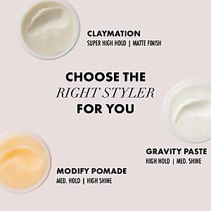 Hanz de Fuko Scheme Cream – Premium Men's Hair Styling Cream with Medium Hold & High Shine Finish, 2 oz.