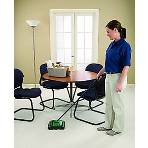 BISSELL BigGreen Commercial BG21 Sweeper with 2 Rows of Rubber Rotors, 9-1/2" Cleaning Path, Green