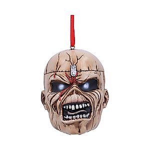 Nemesis Now Iron Maiden Trooper Eddie Hanging Ornament 7.5cm, Resin, Beige, Officially Licensed Iron Maiden Merchandise, Iron Maiden Collectible, Cast in The Finest Resin, Expertly Hand-Painted