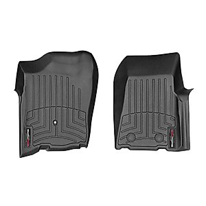 WeatherTech Custom Fit FloorLiners for Ford Ranger - 1st Row (440241), Black