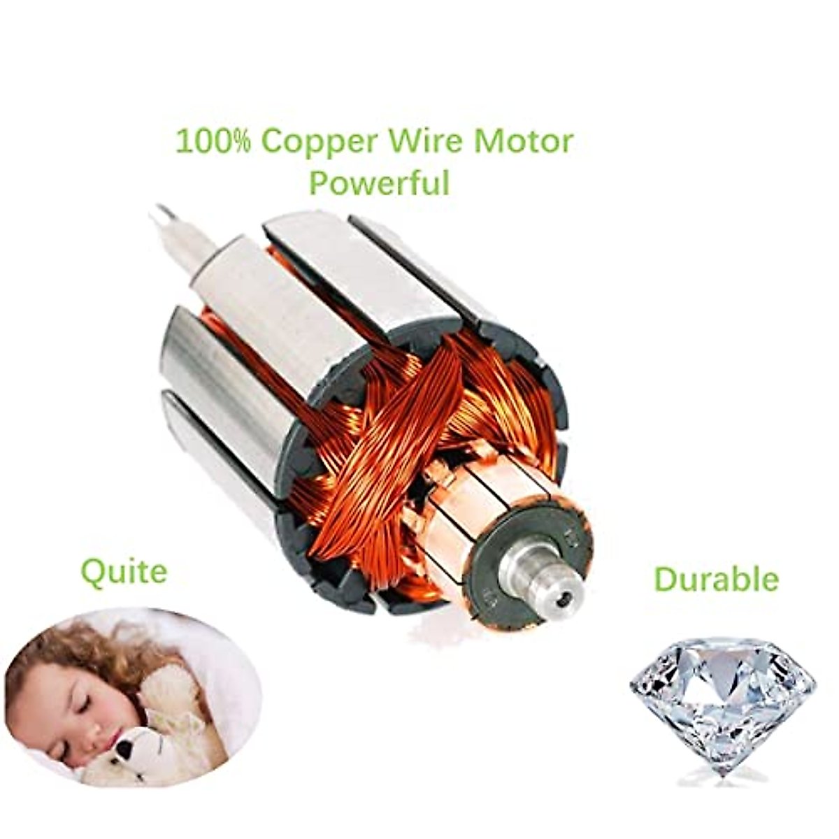 Cold Press Juicer, Qvin Slow Masticating Juicer Machines with Big Wide Chute, Nutrient Electric juicer machines Vegetable And Fruit, slow Juicer Machine BPA-Free, Easy to Clean，extractor de jugos y vegetales