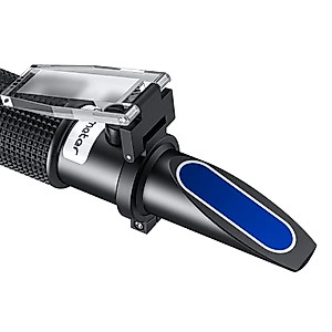 ALLmeter Grape Wine Refractometer Brix Alcohol Refractometer for Grape Wine Brewing Measure Sugar Content & Predict Alcohol Degree Dual Scale of 0-40% Brix & 0-25% vol Alcohol for Brewing Winemaking