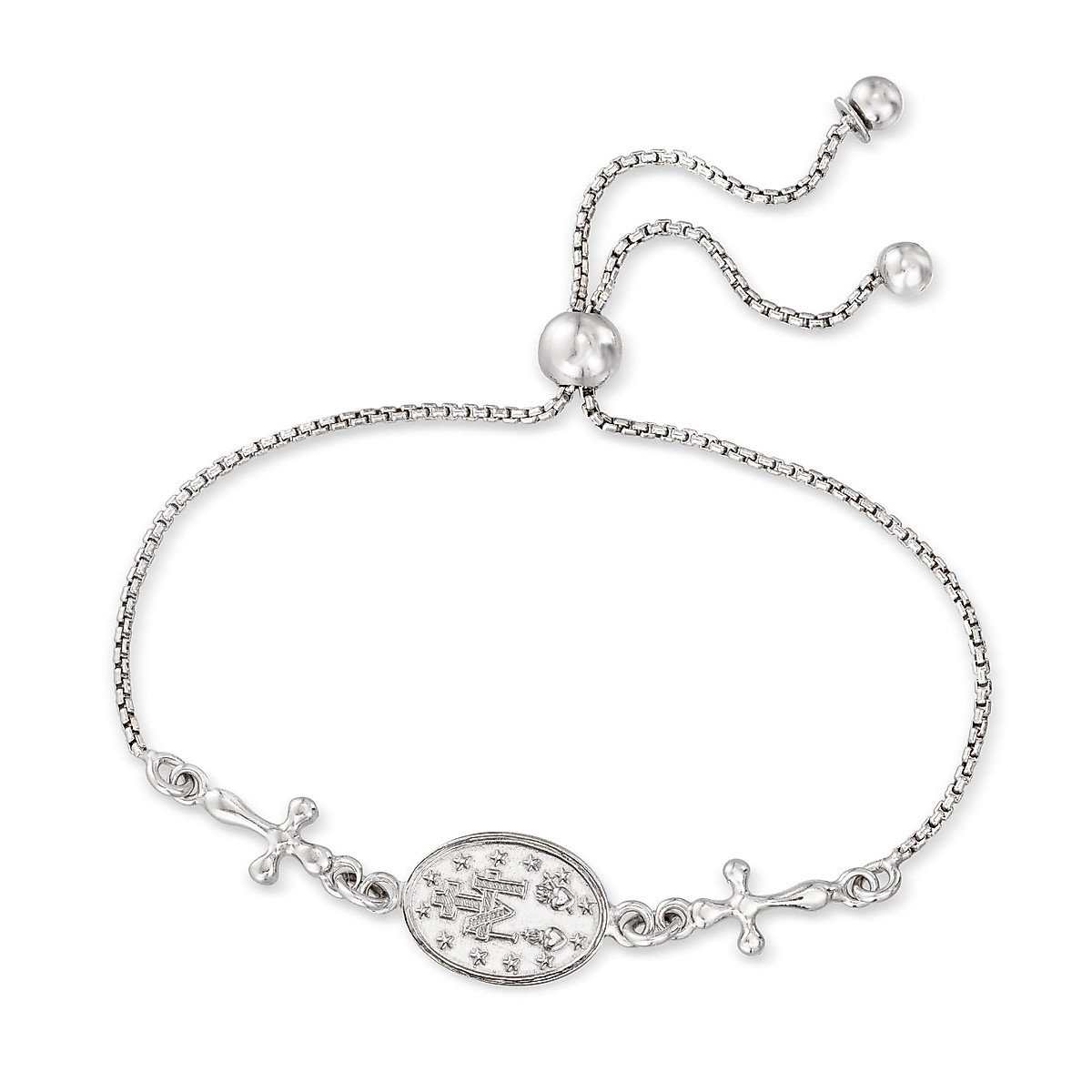 Ross-Simons Miraculous Medal Bolo Bracelet