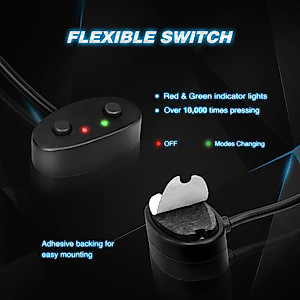 Nilight - 18101C-A LED Light Bar 22Inch 270W White & Amber Triple Row 13500LM Flood Spot Combo Led Bar Off Road Lights for Trucks with Wiring Harness Kit,2 Years Warranty