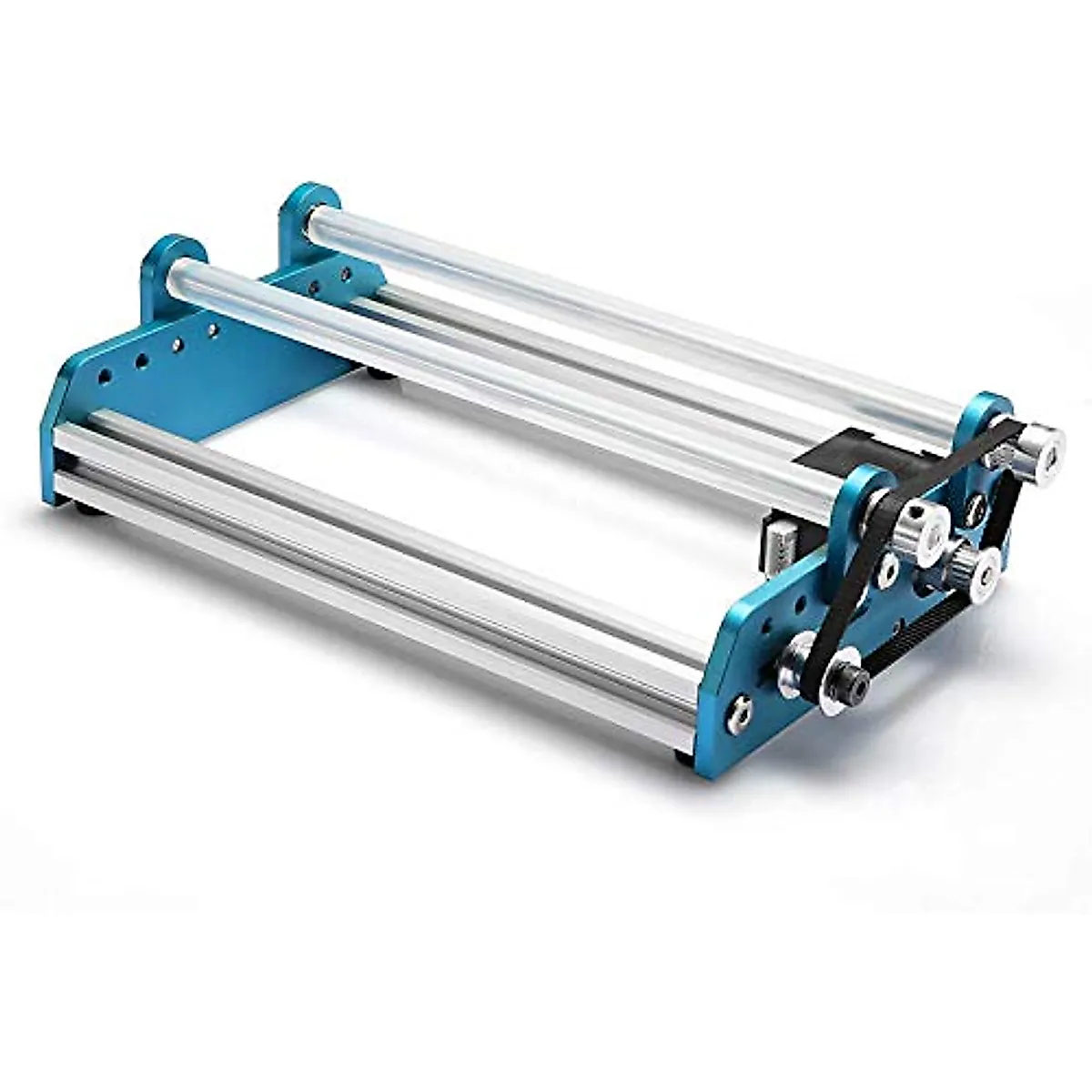 Genmitsu Laser Engraver Aluminum Y-axis Rotary Roller Engraving Module for Laser Engraving Cutting Cylindrical Objects Cans, DIY Laser Marking Compatible With Most Kinds of Desktop Laser Engravers
