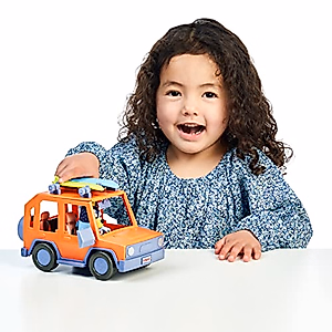 Bluey, 4WD Family Vehicle, with 1 Figure and 2 Surfboards | Customizable Car - Adventure Time | for Ages 3+, Multicolor, 13018