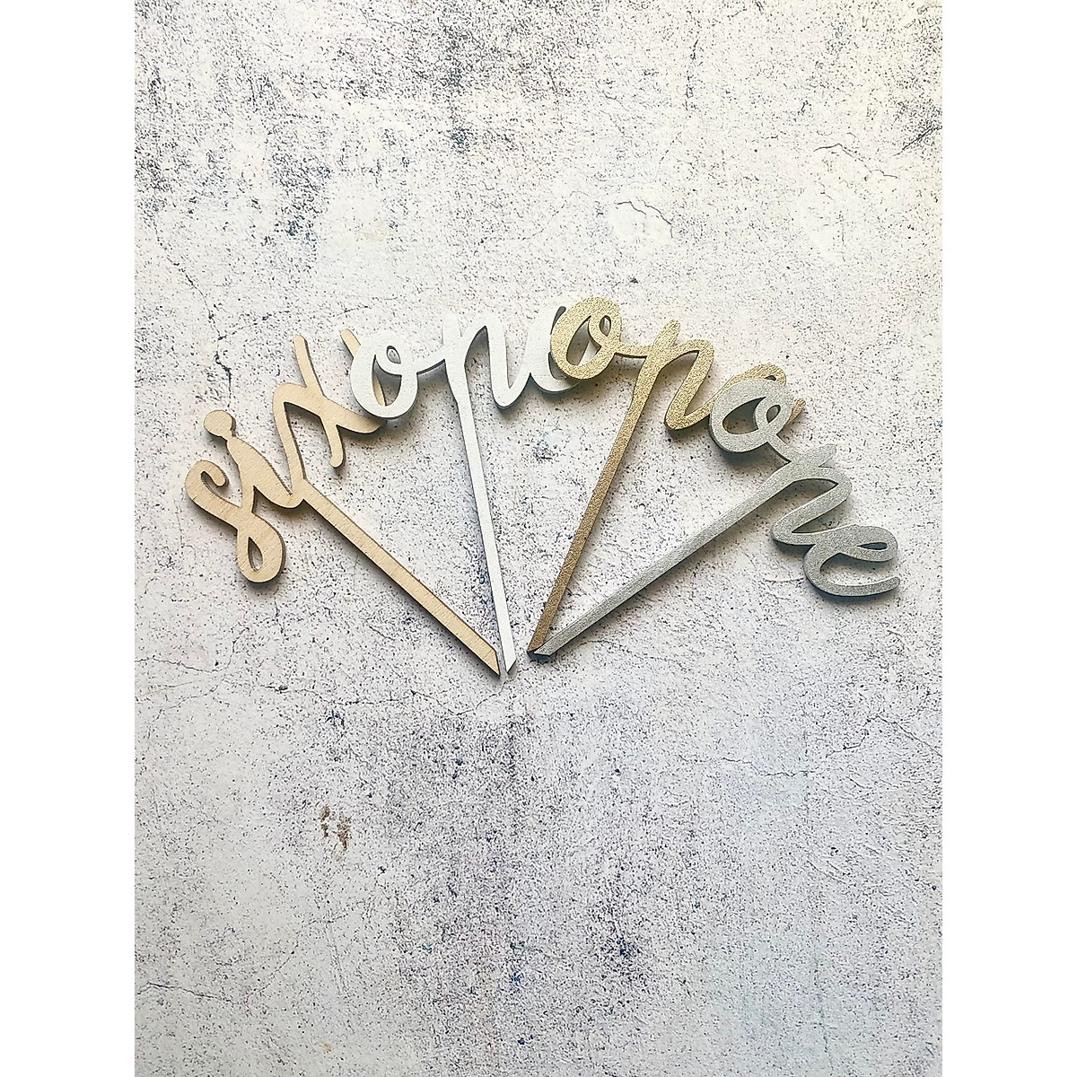 Baby In Bloom Wood Cake Topper, Personalized Cake Topper, Customized Spring Baby Shower Cake Topper, First Birthday Cake Topper