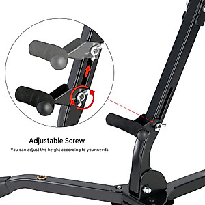 EASTROCK Alto&Tenor Saxophone Stand Folding Saxophone Stand Saxophone Holder Rack with 2 Detachable Flute/Clarinet Holders Carrying Bag