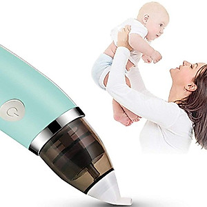 Baby Nasal Aspirator, Electric Snot Sucker Nose Mucus Cleaner for Newborns and Toddlers, Rechargeable Automatic Booger Sucker for Babies with 5 Levels Suction