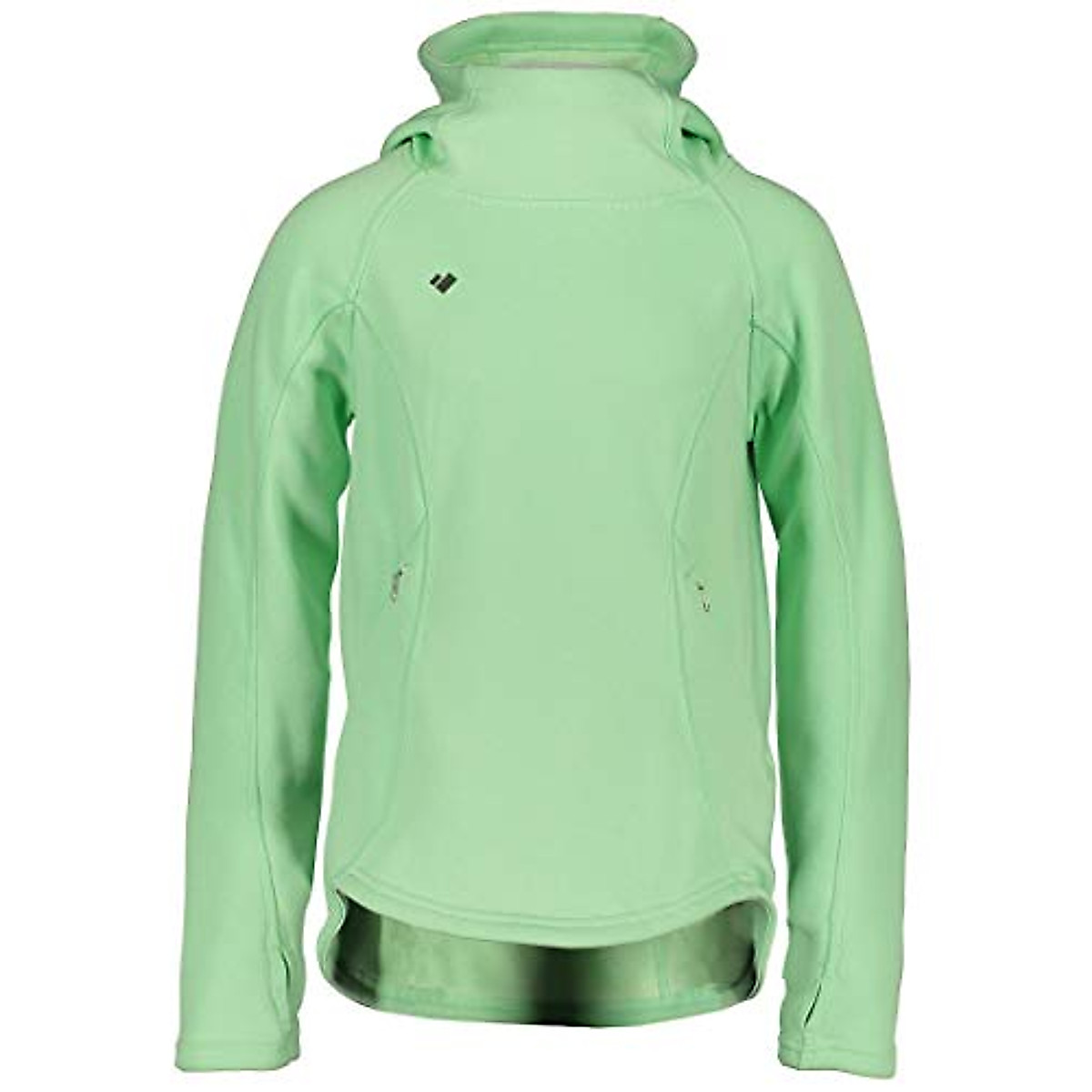 Obermeyer Girls Linnea Hoodie, Neo Mint, Large
