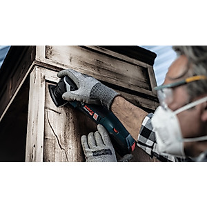 Bosch Professional 5X Expert C470 Sandpaper (for Hardwood, Paint on wood, 93x93 mm, Grit 180, Accessories Delta Sander)