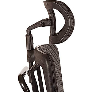 Office Star Pro X996 Fully Adjustable Manager's Office Chair with Lumbar Support, Black Mesh Back, Polished Aluminum Base and Coal FreeFlex Black Seat with Headrest