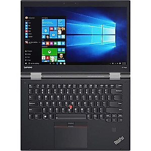 Lenovo ThinkPad X1 Yoga 2 in 1 Business Convertible - Core i5-7300U 2.6GHz 256GB SSD 8GB 14" (1920x1080) Touchscreen BT WIN10 Pro Webcam FP Reader Black (Renewed)