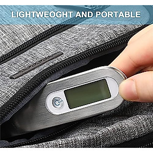 Luggage Scale, 50kg Hand Hanging Portable Travel Scale with Hook Electronic Baggage Weight Measuring Digital Weighing