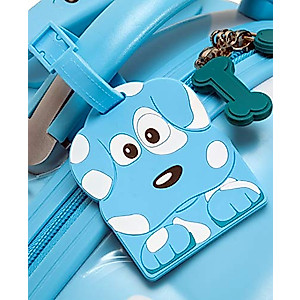 Rockland Jr. Kid's My First Luggage - Hardside Spinner Luggage, Puppy, Carry-On 16-Inch