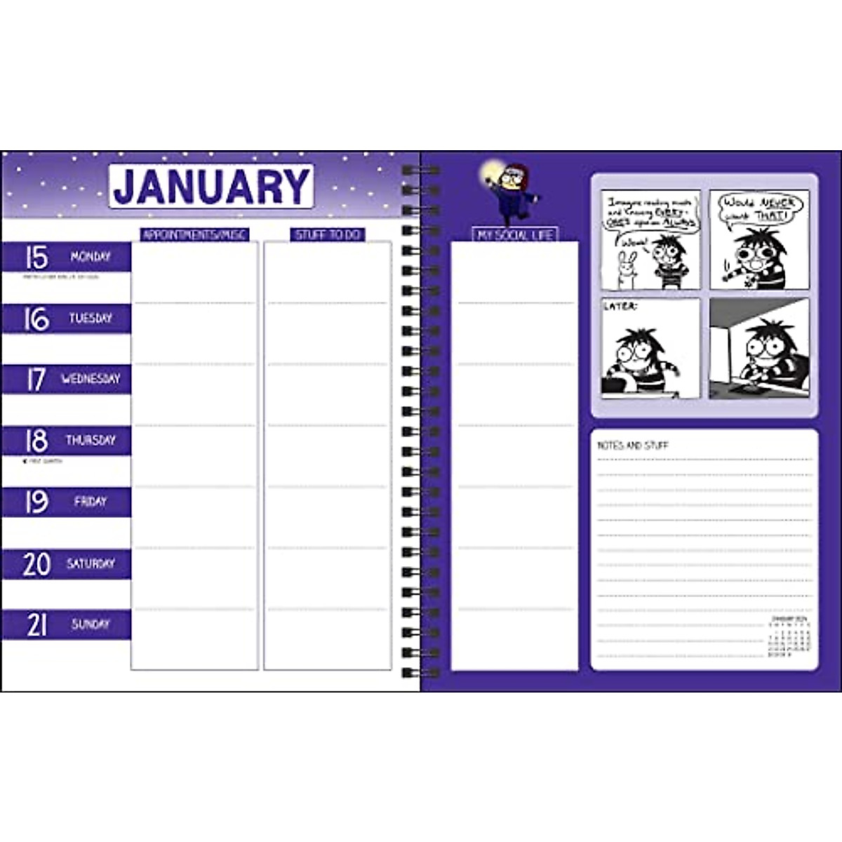 Sarah's Scribbles 16-Month 2023-2024 Weekly/Monthly Planner Calendar: Get It Together!