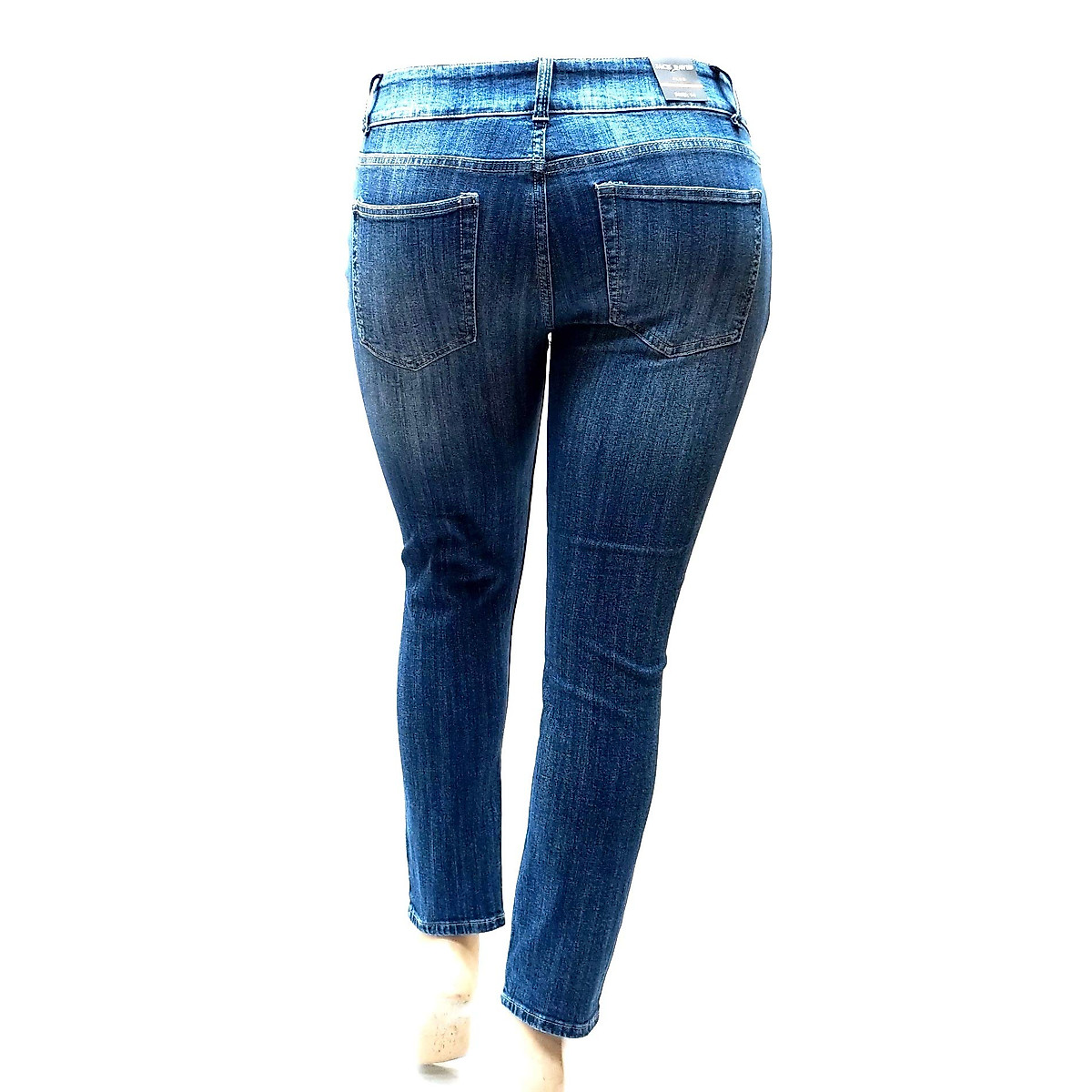 KUNMI Jack David ALLABREVE Gboomo 1826 WallFlower Plus Size Astylish Distressed Ripped Lee Blue Skinny Jeans Lildy vanberfia…