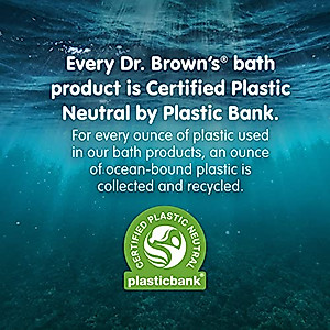 Dr. Brown’s CleanUp Dino-Soft Baby Bath Spout Cover, Soft and Safe on Tub Faucet, Toddler Bathtub Safety for Kids, BPA Free, Certified Plastic Neutral