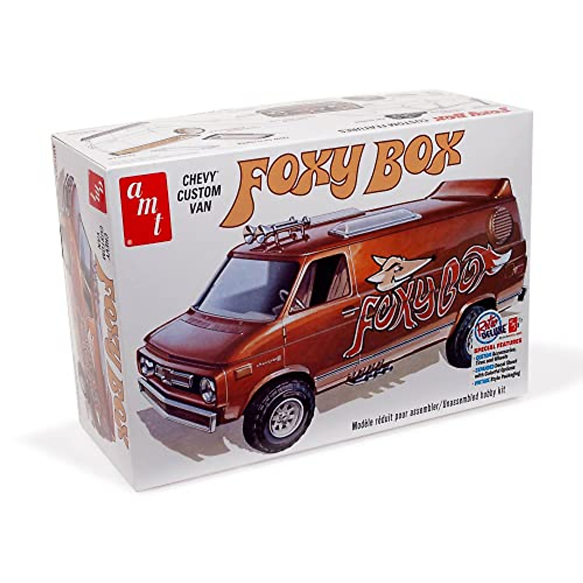 AMT 1975 Chevy Van Foxy Box 1:25 Scale Model Kit