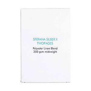 TWOPAGES Stefana Silber x Print Design Polyester Linen Fabric Sample Book