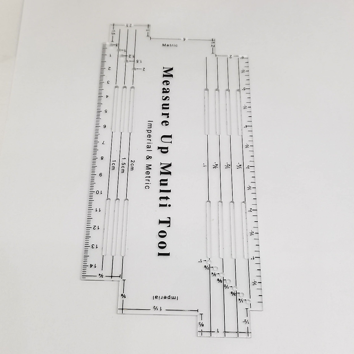 HONEYSEW Measure Up Multi Tool for Sewing Both Imperial and Metric Measurements
