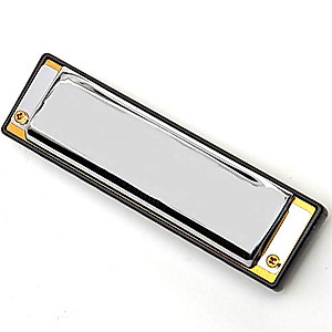 WAAZVXS Harmonica 10 Holes 20 Reeds Diatonic Harmonica Mouth Organ Instrumento Key C Musical Instruments Blues Harp (Color : Rocket AMP Key D)