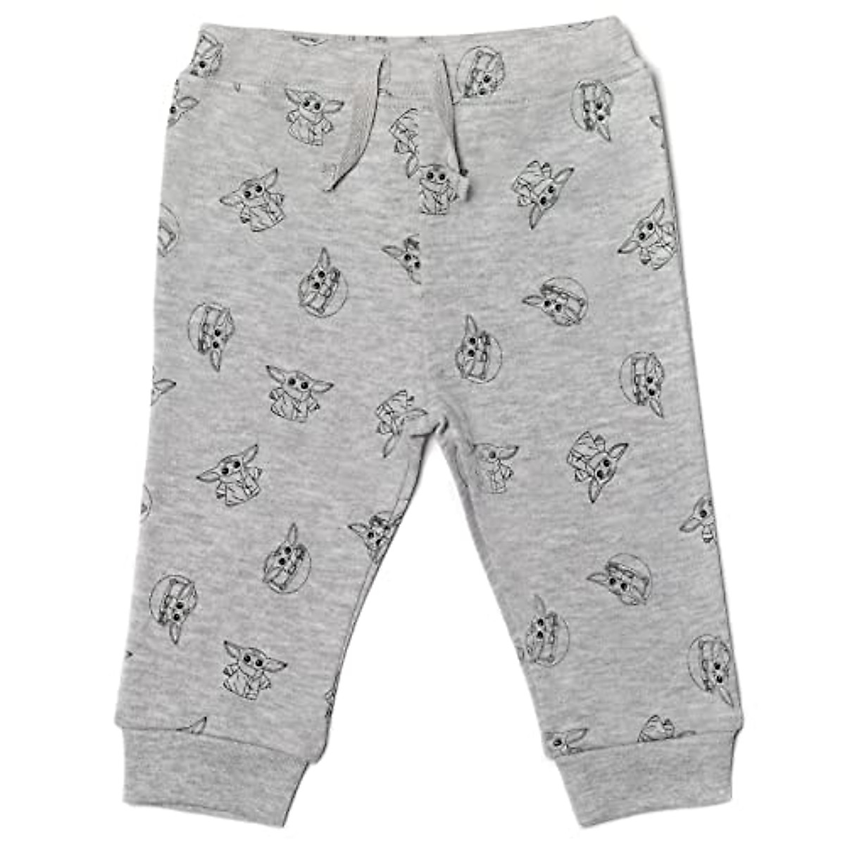 STAR WARS The Mandalorian Baby Yoda Baby Boys Bodysuit Pants Green/Grey/Oatmeal 0-3 Months