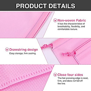 6-Pack Laundry Bags - Non-woven Drawstring Backpack - Drawstring Dirty Clothes Bag, 3 Sizes Heavy Duty Drawstring Bags, Travel Storage Drawstring Bags for Clothes, Shoes