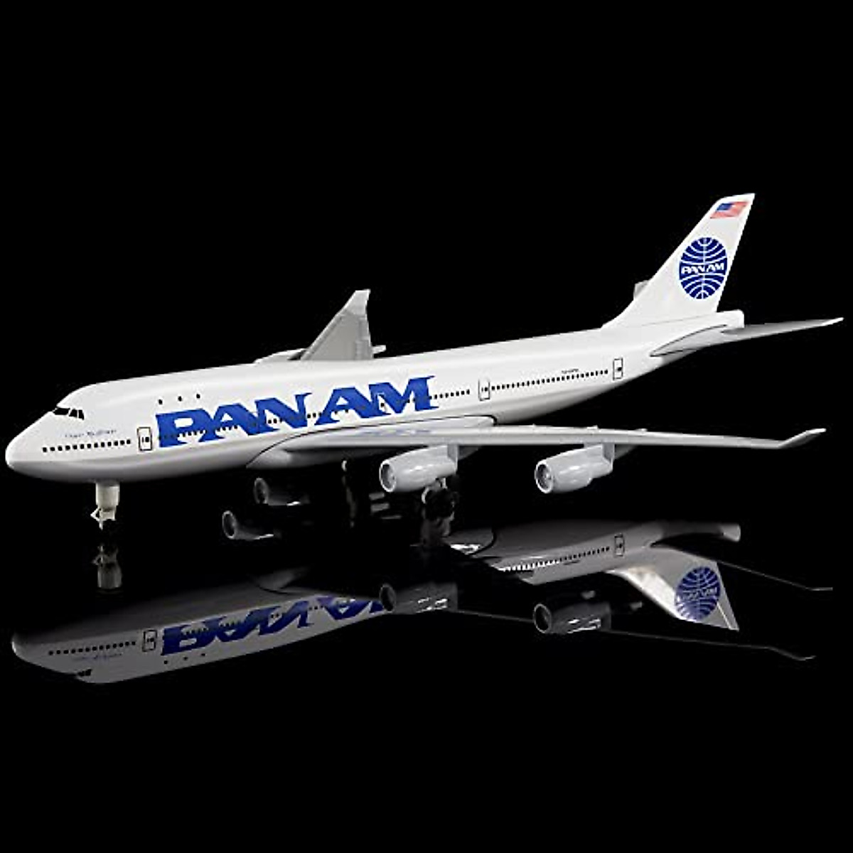 Busyflies 1:300 Scale American Panam Airlines 747 Airplane Models Alloy Diecast Airplane Model