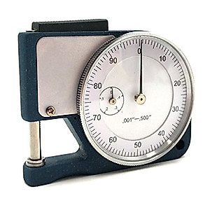 HFS (R) Thickness GAGE DIAL Micrometer Caliper Scope Sheet Paper (0.5"x0.001" Mechanical)
