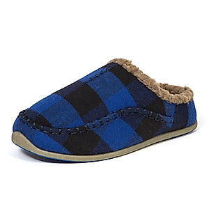 Deer Stags Lil Nordic Slipper, Blue/Black, 5 US Unisex Big Kid