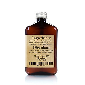 Best Beard Oil 8.45oz Bottle - Smolder Beard Oil - Promote Healthy Growth - Beards Care - Beard Softener - A few drops & oils will shine your beard and mustache and make them softer. Made In The USA