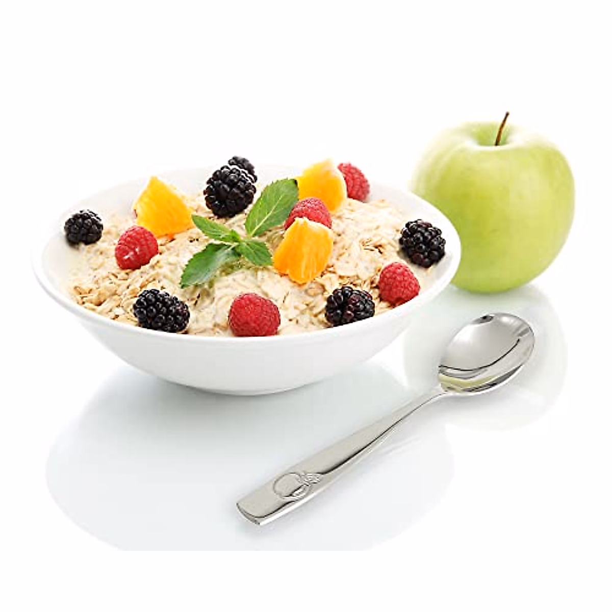 6 Piece Stainless Steel Kids Silverware Set - Child and Toddler Safe Flatware - Kids Utensil Set - Metal Kids Cutlery Set (Includes 3 Small Kids Spoons & Kids 3 Forks)