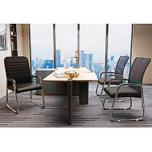 Student Dorm Room Games Chairs, Conference Reception Chair with Mesh Back, Breathable Mesh Computer Chair, 45 * 48 * 94CM(Color:Blue)