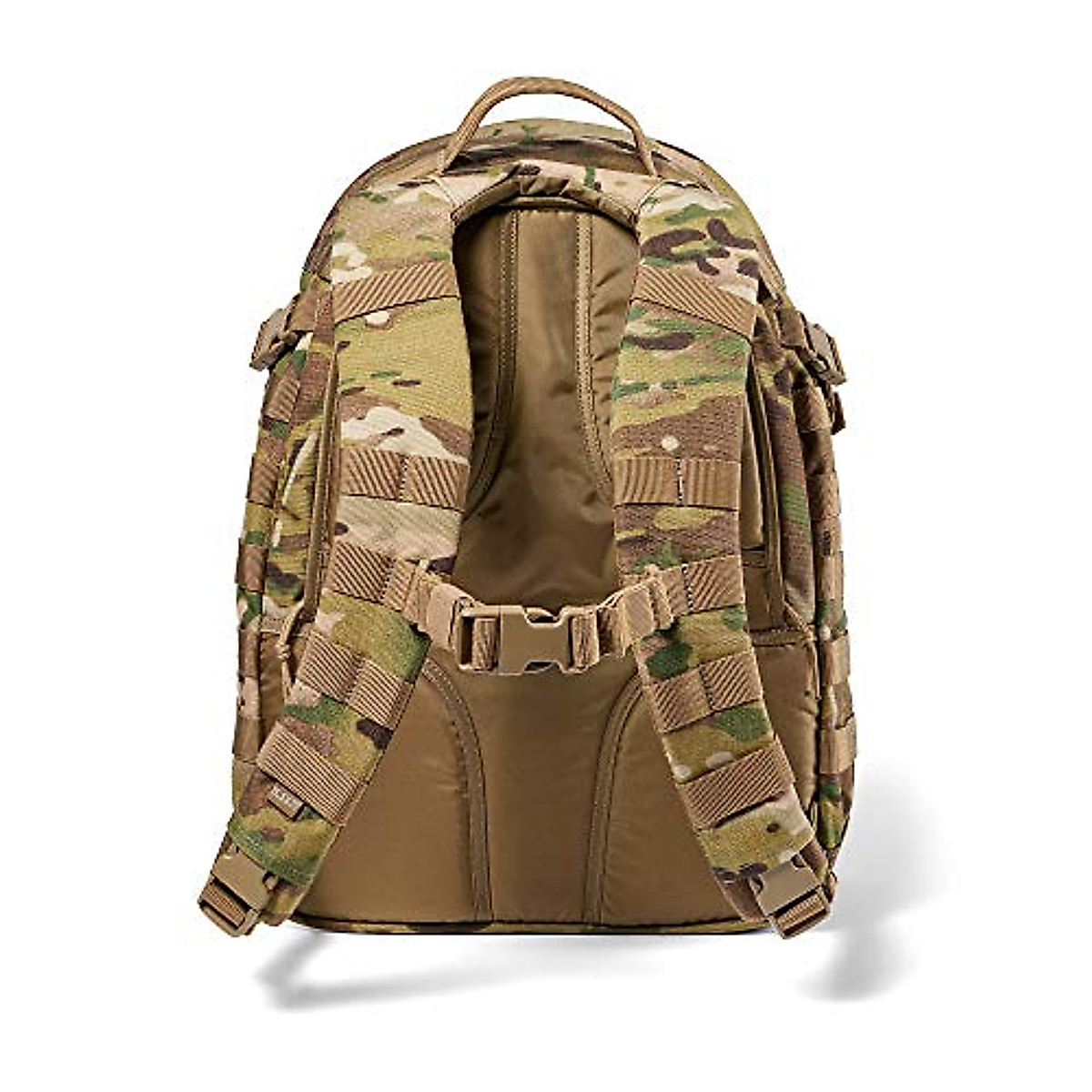 5.11 Tactical Backpack â€“ Rush 24 2.0 â€“ Military Molle Pack, CCW and Laptop Compartment, 37 Liter, Medium, Style 56564, Multicam