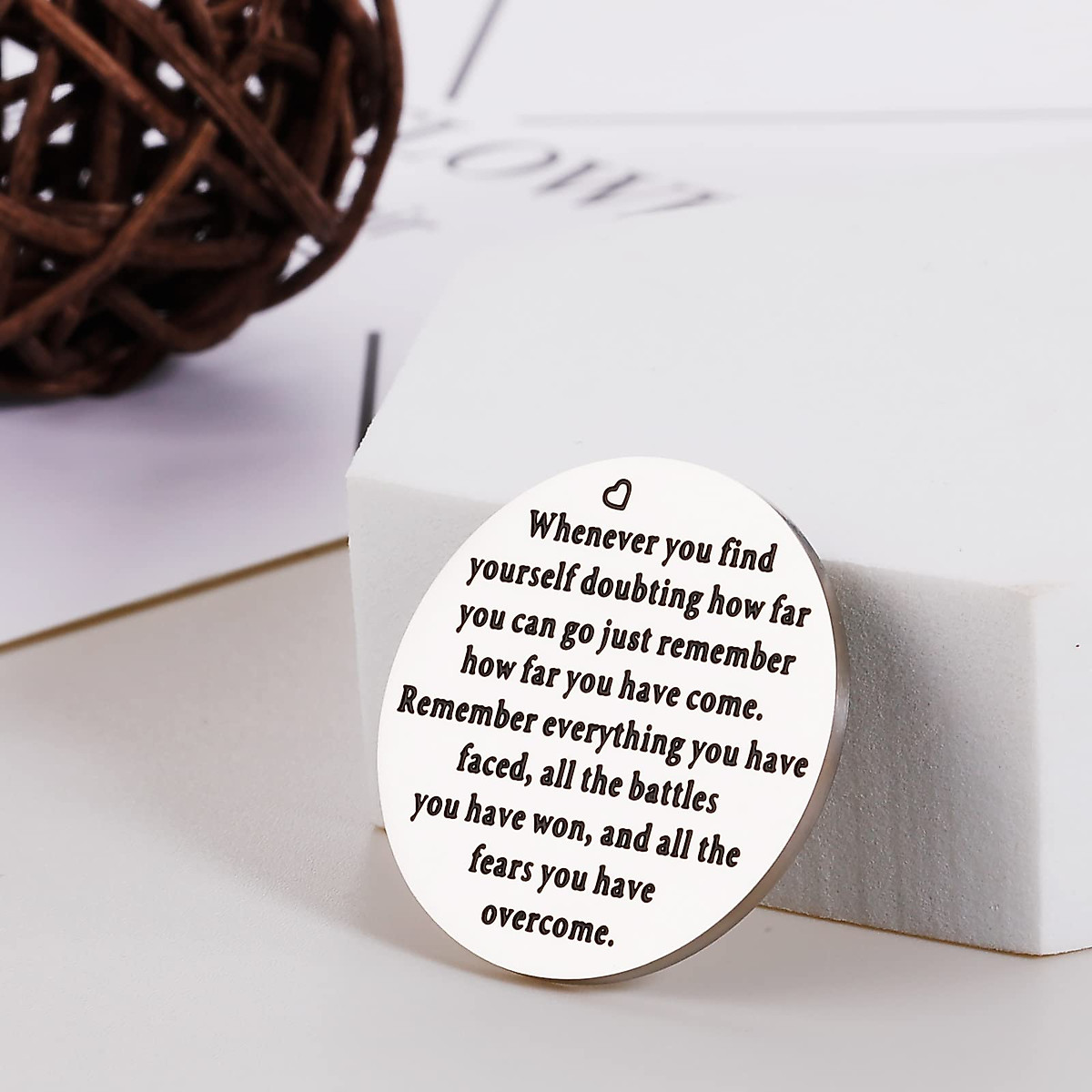 Inspirational Gifts for Women Men Pocket Hug Token for Friends Long Distance Relationship Gifts Blue Collar Gifts for Men