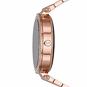 Michael Kors Women's Gen 5E 43mm Stainless Steel Touchscreen Smartwatch with Fitness Tracker, Heart Rate, Contactless Payments, and Smartphone Notifications.