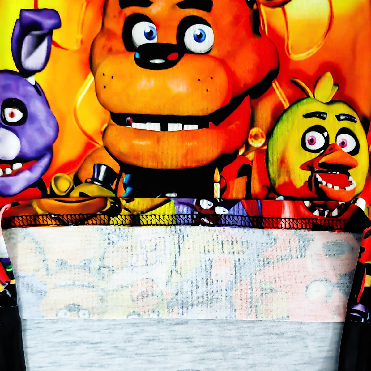 PUNICS Boys Five Horror Bear Tee Pants Little Kids Cartoon Movie Game Shirt Set 2PCS Long Sleeve Clothes Outfit